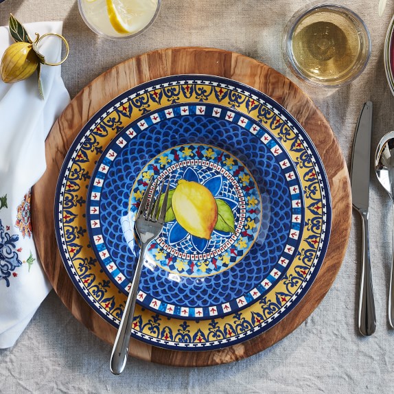 Sicily Outdoor Melamine Salad Plates - Set of 4 - Mixed | Williams Sonoma