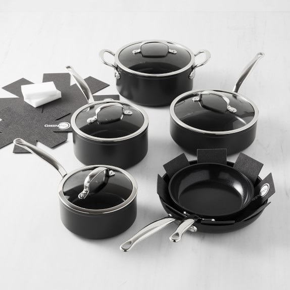 GreenPan™ Premiere Hard Anodized Ceramic Nonstick 10-Piece Cookware Set ...