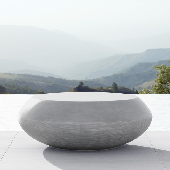 Bluff Outdoor 48" Round Coffee Table | Williams Sonoma