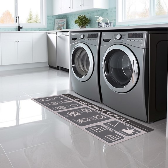 FlorArt Laundry Day Low Profile Runner Mat, 2 x 6 ft. | Williams Sonoma