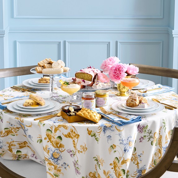 Bridgerton Round Tablecloth | Williams Sonoma