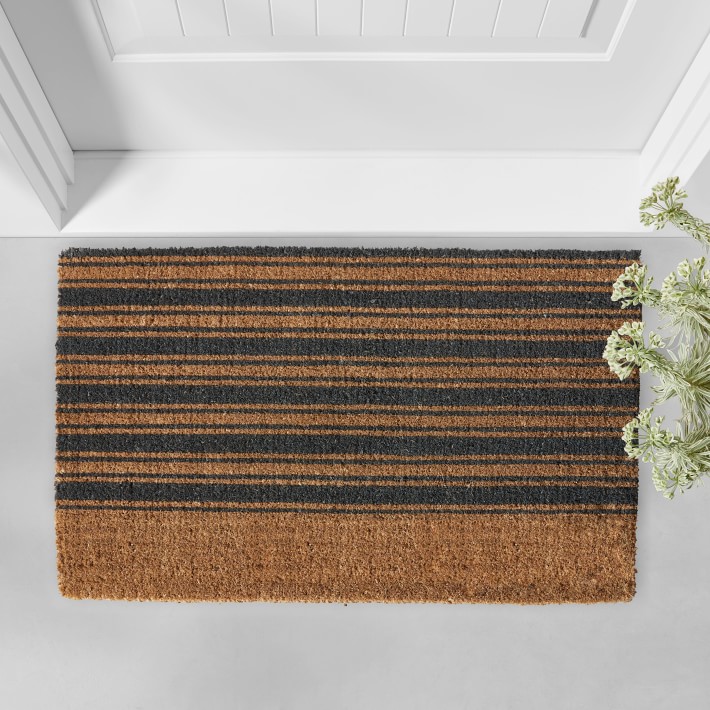 Williams Sonoma Preppy Stripe Doormat | Williams Sonoma