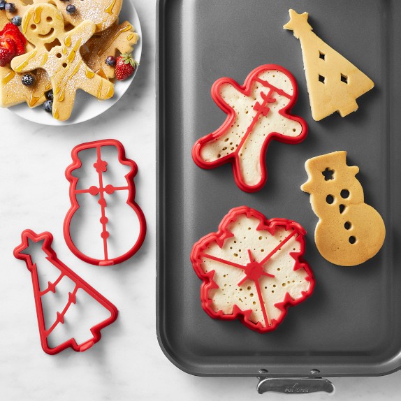 Williams Sonoma Holiday Pancake Molds, Set of 4 | Williams Sonoma