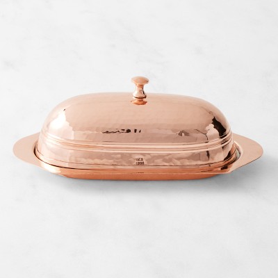 Williams Sonoma Hammered Copper Butter Dish | Williams Sonoma