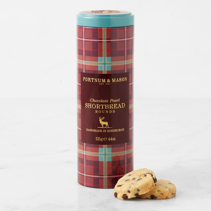 Fortnum & Mason Chocolate Pearl Shortbread Rounds | Williams Sonoma