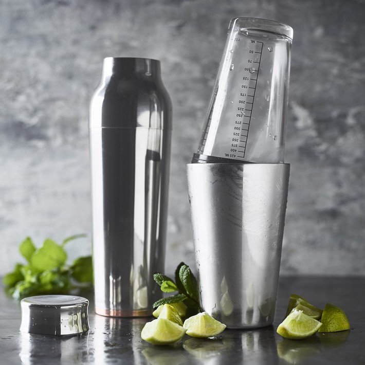 Double-Walled Boston Cocktail Shaker | Williams Sonoma