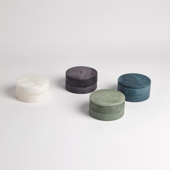 Alabaster Swivel Box | Williams Sonoma