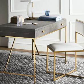 Faux Shagreen Desk | Home Office Furniture | Williams Sonoma