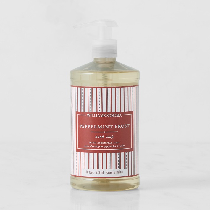 Williams Sonoma Peppermint Holiday Hand Soap | Williams Sonoma