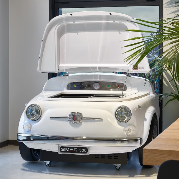 SMEG 500 Fiat Beverage Refrigerator | Williams Sonoma