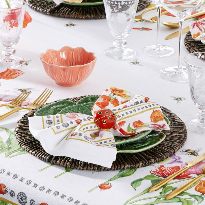 Tulipano Ladybug Tablecloth | Williams Sonoma