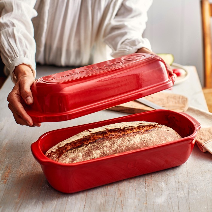 Emile Henry Italian Bread Loaf Pan - Navy | Williams Sonoma