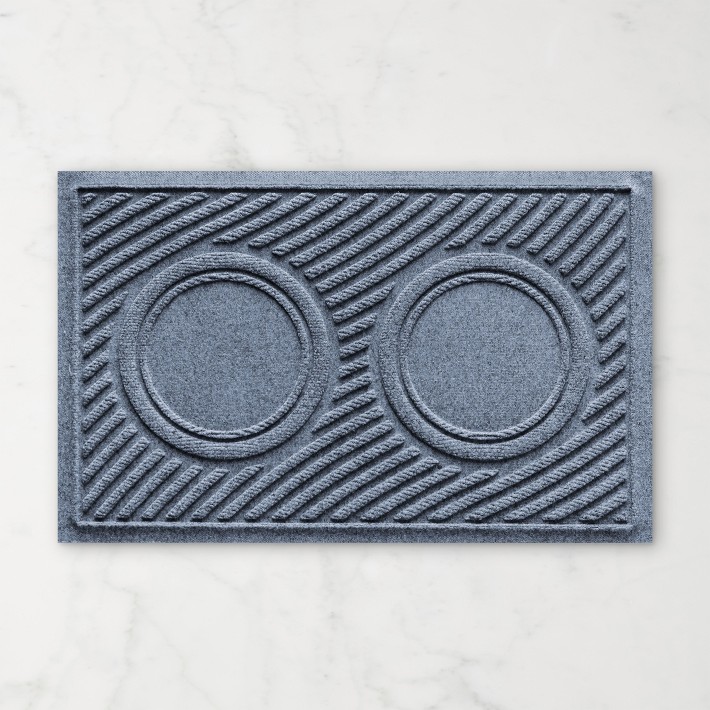 Waterhog Waves Dog Bowl Mat | Williams Sonoma