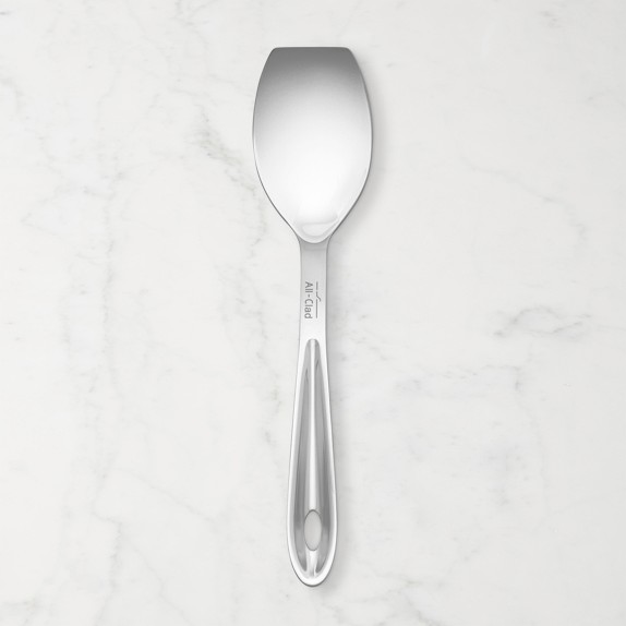 All-Clad Stainless-Steel Solid Serving Spoon | Williams Sonoma