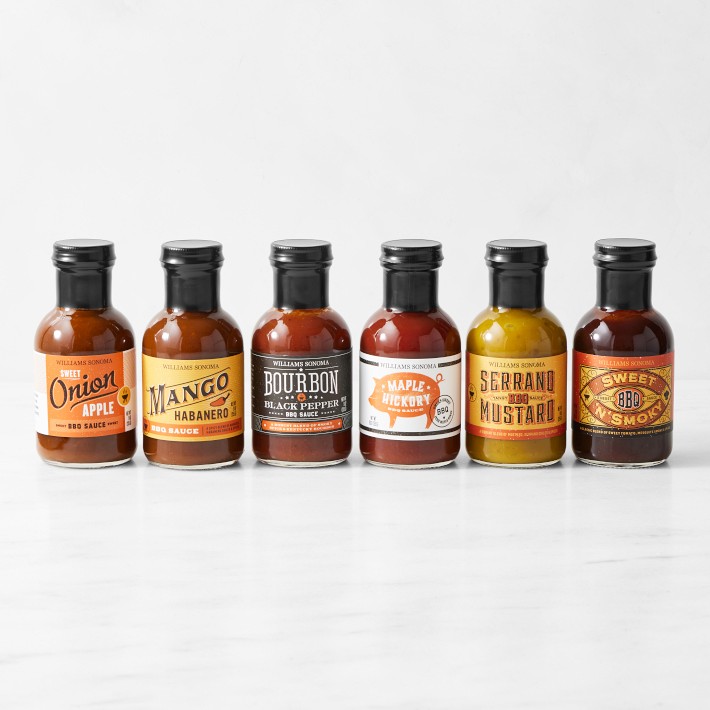 Williams Sonoma Mini BBQ Sauces, Set of 6 | Williams Sonoma