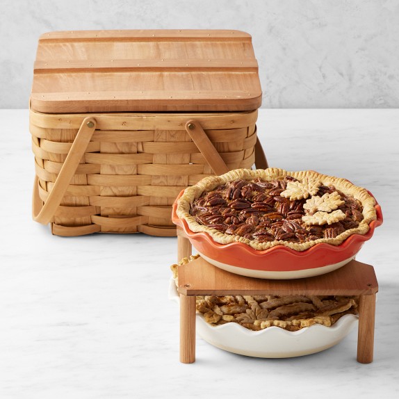 Double Pie Basket with Pie Stand | Williams Sonoma