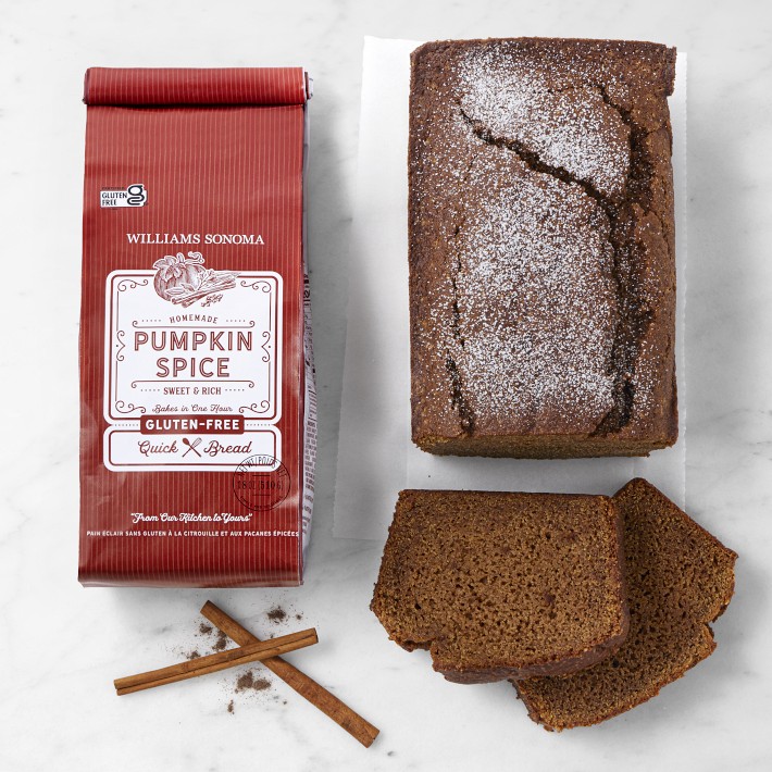 Williams Sonoma Quick Bread Mix, Gluten-Free Nut-Free Pumpkin ...