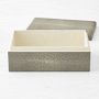 Faux Shagreen Box | Williams Sonoma