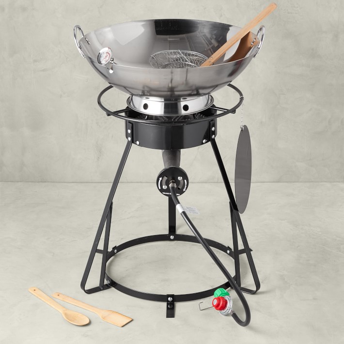 King Kooker Outdoor Cooker Package with Stainless-Steel Wok | Williams ...