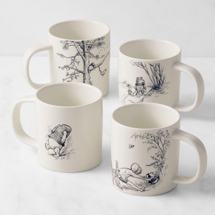 Rory Dobner x Williams Sonoma Winnie the Pooh Mugs, Set of 4 | Williams ...
