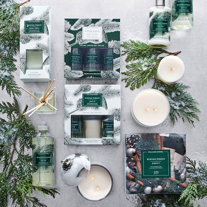Williams Sonoma Winter Forest Collection | Scented Soaps + Lotions ...