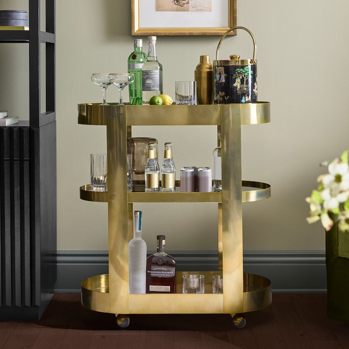 Lucille Bar Cart (30") | Williams Sonoma