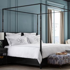Four-Poster Cane Bed | Luxury Beds | Williams Sonoma