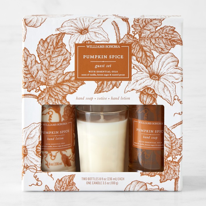 Williams Sonoma Pumpkin Spice Guest Essenitals Gift Set | Williams Sonoma