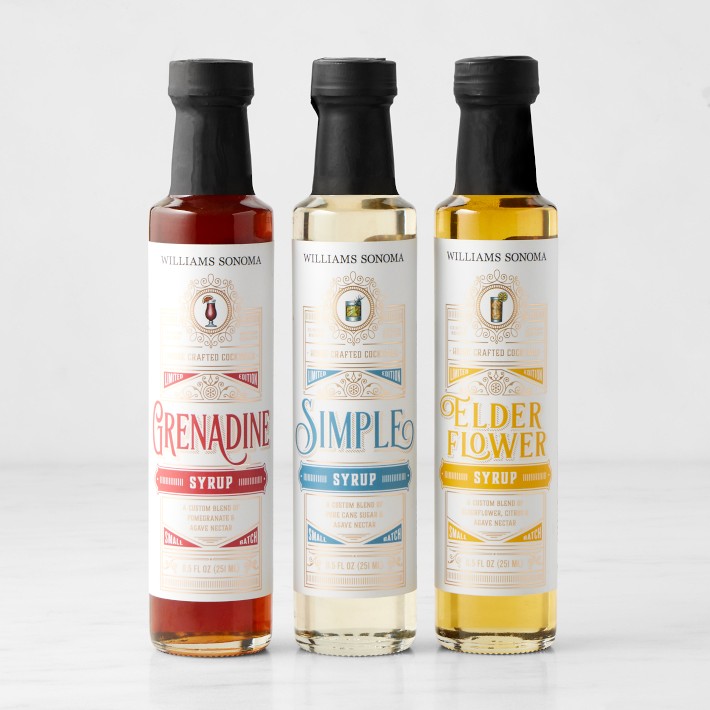 Williams Sonoma Essential Bar Syrups Trio | Williams Sonoma