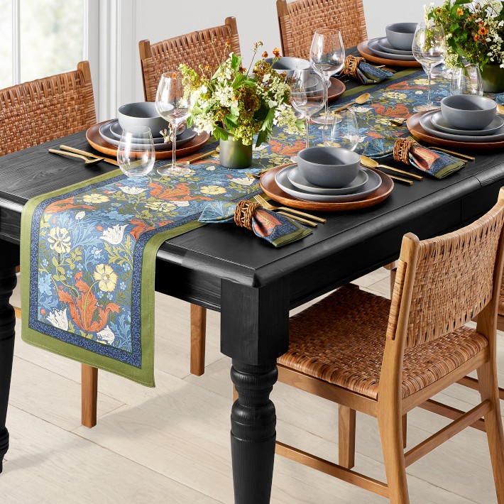 Morris & Co. x Williams Sonoma Compton Table Runner | Williams Sonoma