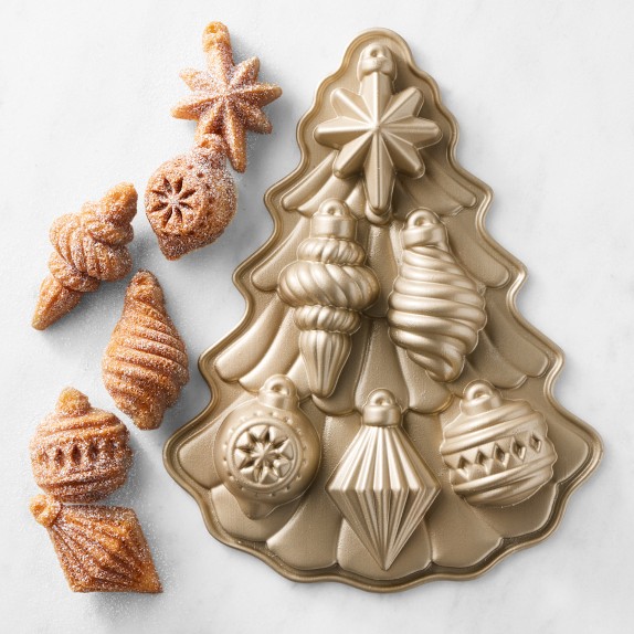 Nordic Ware Nonstick Cast Aluminum Ornament Cakelet Pan | Williams Sonoma