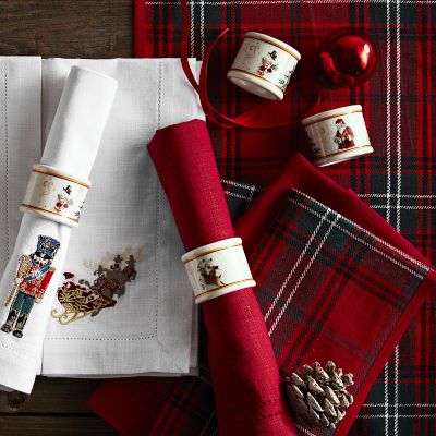 Twas the Night Before Christmas Napkin Rings Set of 6 Williams Sonoma