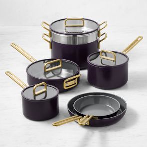GreenPan™ Stanley Tucci™ Ceramic Nonstick 11-Piece Cookware Set ...