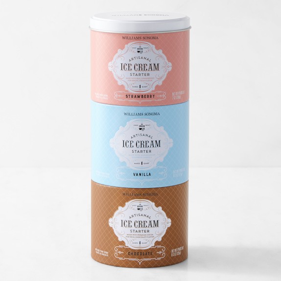 Williams Sonoma Ice Cream Starter Sampler: Vanilla - Chocolate ...