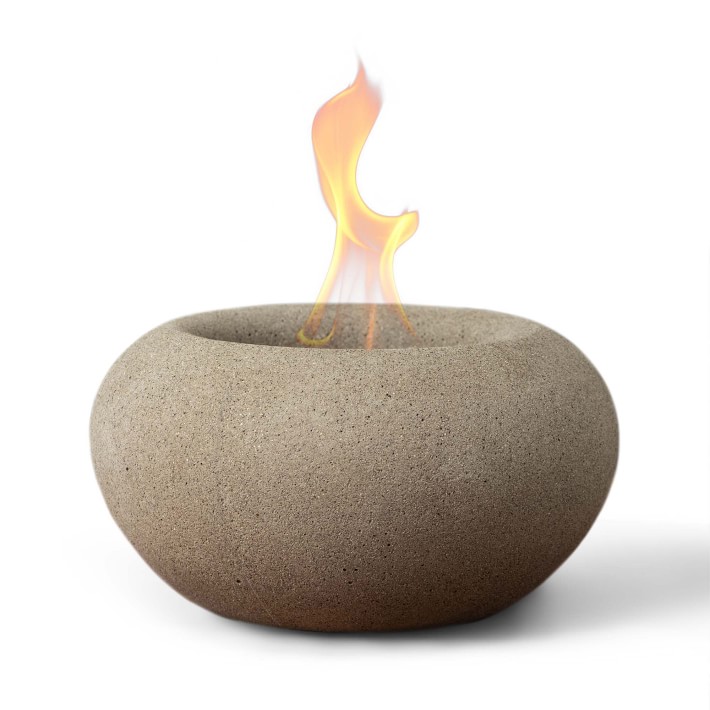 TerraFlame Stone Tabletop Fire Bowl (11") | Williams Sonoma