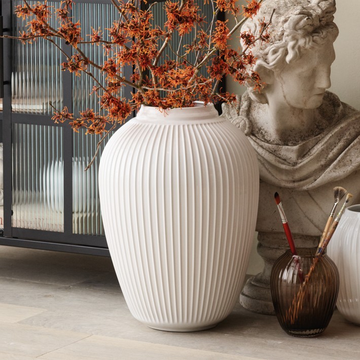 Hammershoi Porcelain Floor Pot, White | Williams Sonoma