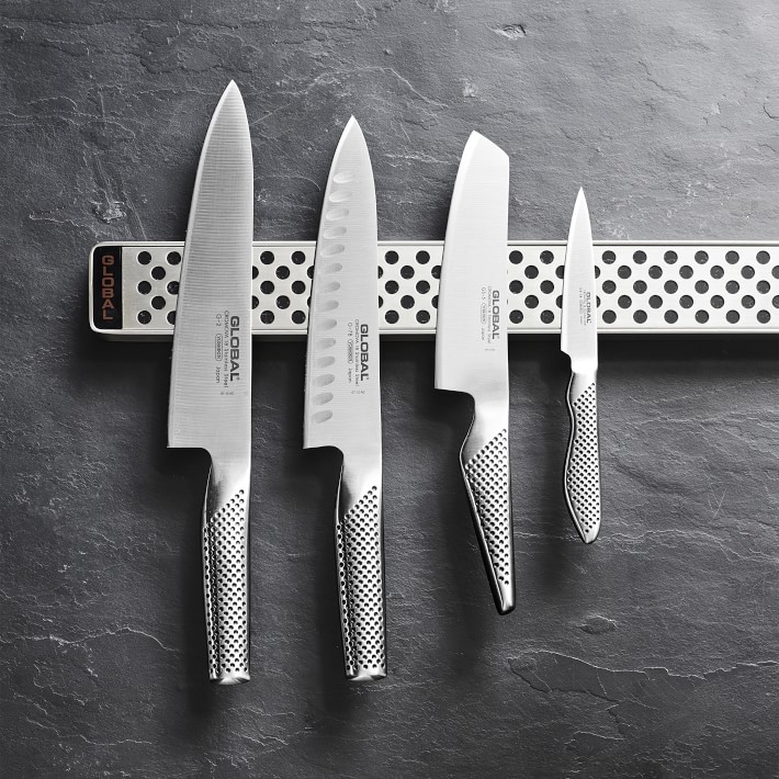 Global Classic Knife Set with Magnetic Bar Set of 5