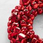 Red Jingle Bell Faux Wreath, 15" | Williams Sonoma