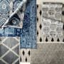 Luke Irwin: Nadya Ikat Hand Knotted Rug Swatch - Peacoat | Williams Sonoma