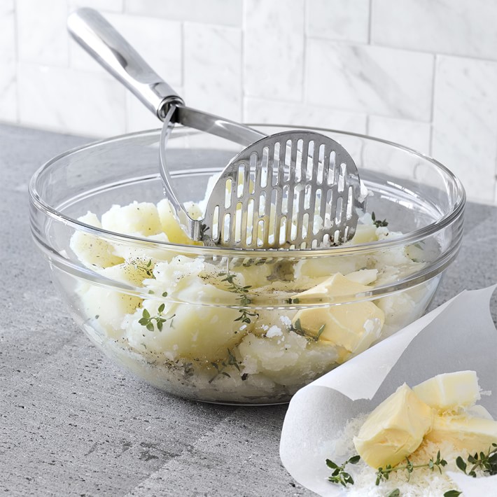 All Clad Stainless Steel Potato Masher Vegetable Tool Williams Sonoma