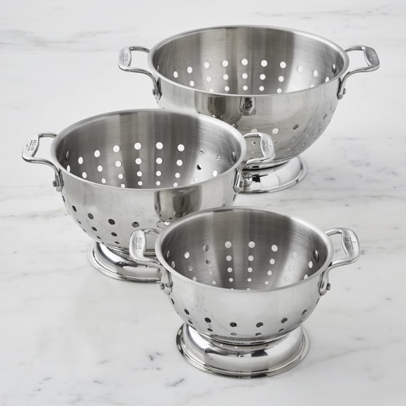 All-Clad Stainless-Steel Colanders | Williams Sonoma