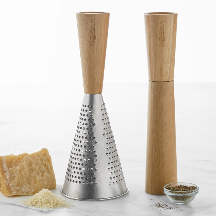 Boska Peppermill & Cheese Grater Set | Cheese Tools | Williams Sonoma