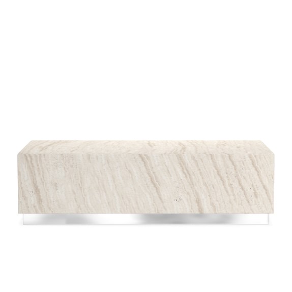 Travertine coffee table rectangle store