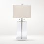 Crystal Tall Block Table Lamp | Williams Sonoma