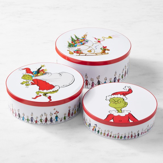 The Grinch™ Gifting Tins, Set of 3 | Williams Sonoma