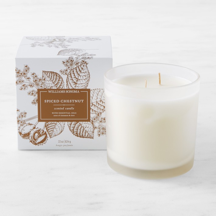 Williams Sonoma Spiced Chestnut Candle, Large | Williams Sonoma
