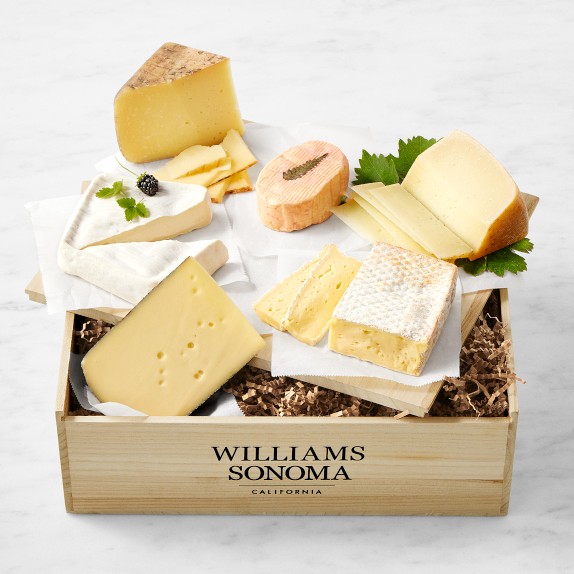 Williams Sonoma Deluxe European Cheese Crate | Cheese Appetizers ...