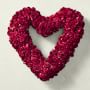 Coxcomb Heart Door Wreath | Williams Sonoma