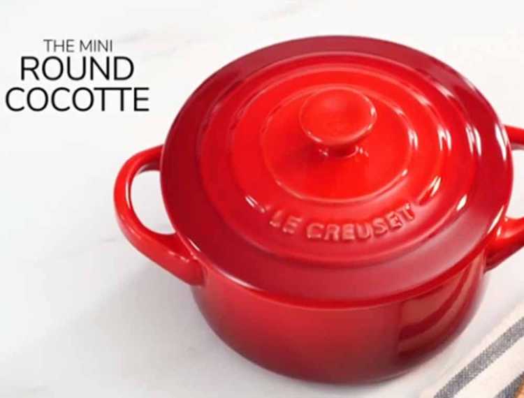 Le Creuset Stoneware 4-Piece Mini Cocotte Set with Cookbook | Williams ...