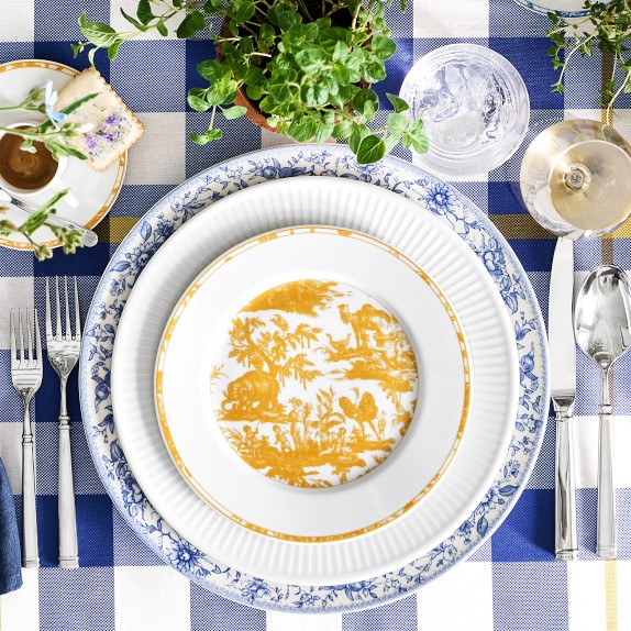 English Floral Charger | Williams Sonoma